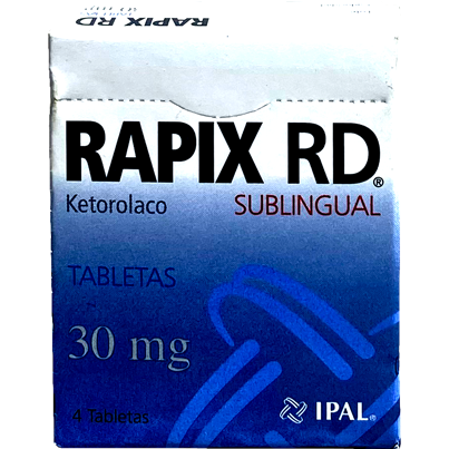 RAPIX RD 30 MG TAB 4 – Farmacias Popular El Molinito