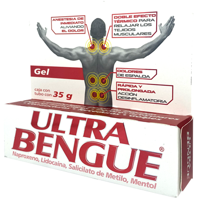 ULTRA BENGUE GEL 35G – Farmacias Popular El Molinito