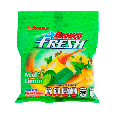 BRONCO FRESH 66G CARA MIEL LIM – Farmacias Popular El Molinito
