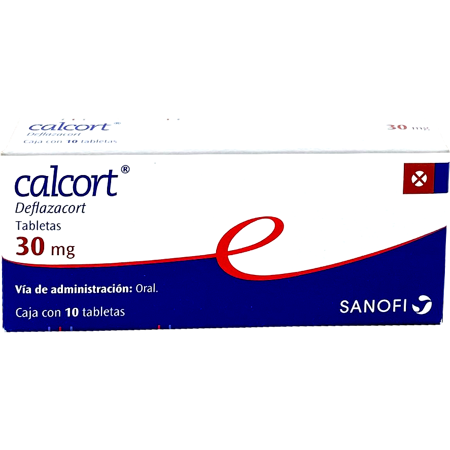 CALCORT 30 MG TAB 10 – Farmacias Popular El Molinito