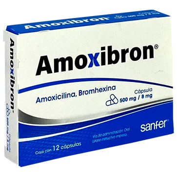 AMOXIBRON 500 MG CAPS 12 – Farmacias Popular El Molinito