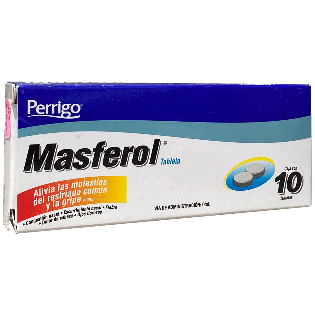 MASFEROL 500 MG TAB 10 – Farmacias Popular El Molinito