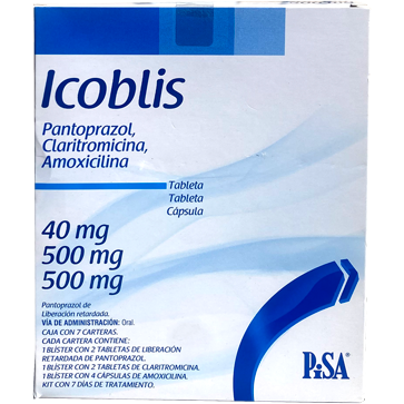 ICOBLIS 40 500 500 MG TRAT 7 DIAS – Farmacias Popular El Molinito