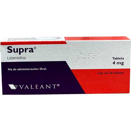SUPRA 4 MG TAB 30 – Farmacias Popular El Molinito