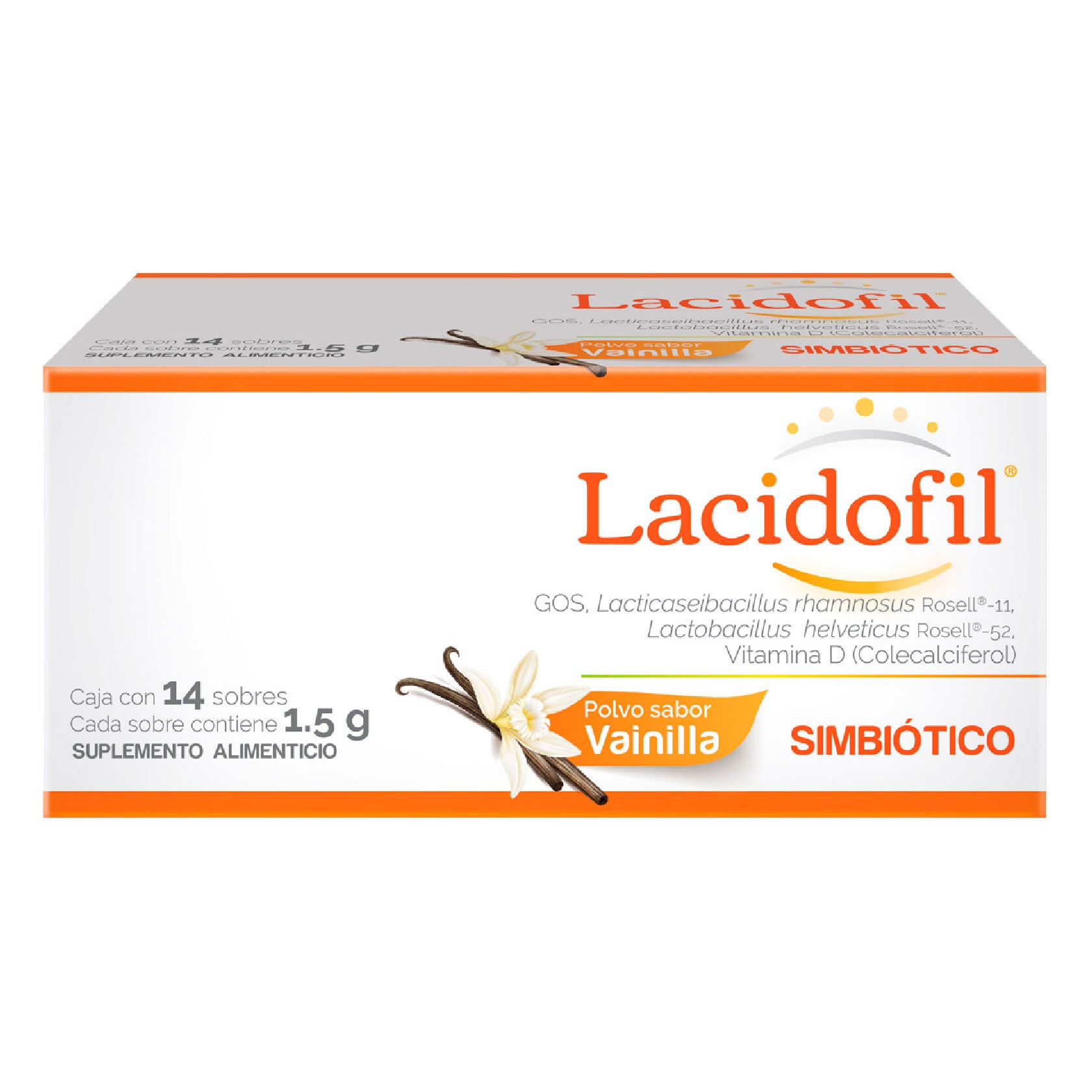 LACIDOFIL VAINILLA 1 5 GR 14 SOBRES – Farmacias Popular El Molinito