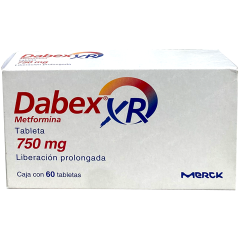 DABEX XR 750 MG TAB 60 419 – Farmacias Popular El Molinito