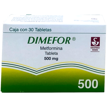 DIMEFOR 500 MG TAB 30 – Farmacias Popular El Molinito