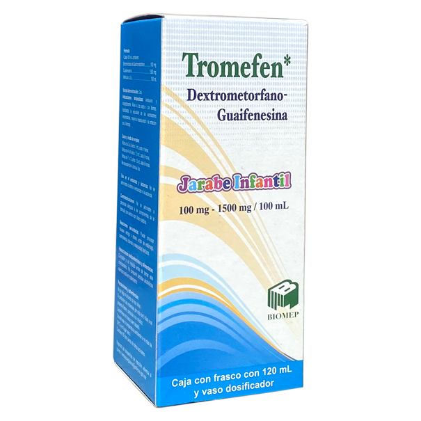 DEXTROMETORFANO GUAIFENISINA TROMEFEN 100 1500MG JBE INF 120ML ...