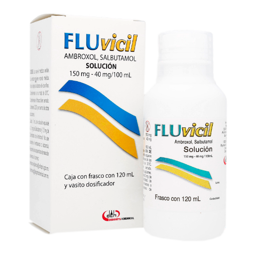 AMBROXOL SALBUTAMOL FLUVICIL SOL 120ML – Farmacias Popular El Molinito