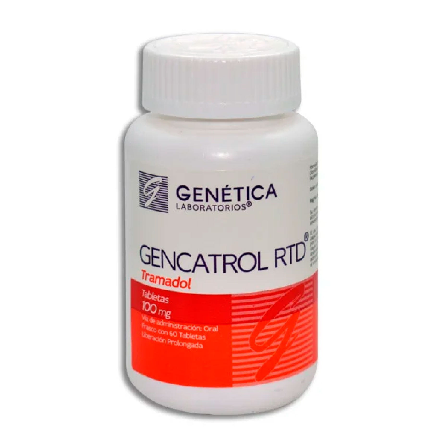 Tramadol GENCATROL RTD 100MG TAB 60 LP – Farmacias Popular El Molinito