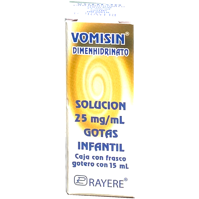 DIMENHIDRINATO VOMISIN SOL15 ML INF – Farmacias Popular El Molinito