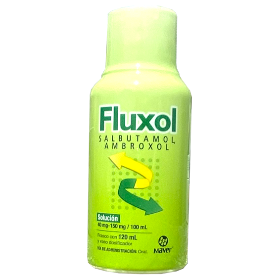 FLUXOL SOL 120ML Ambroxol Salbutamol – Farmacias Popular El Molinito