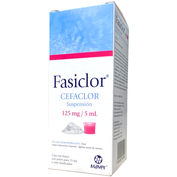 CEFACLOR FASICLOR 125MG SUSP 75ML – Farmacias Popular El Molinito