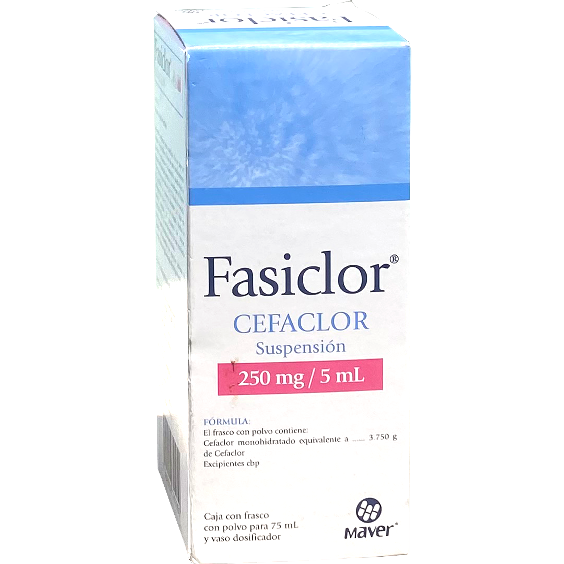 CEFACLOR FASICLOR 250 MG SUSP – Farmacias Popular El Molinito