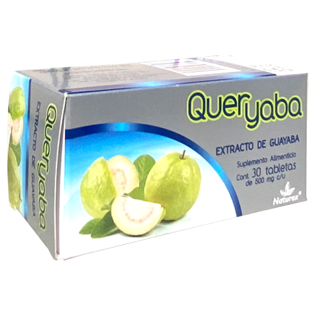 QUERYABA 500 MG C 30 TAB Hojas De Guayaba – Farmacias Popular El Molinito
