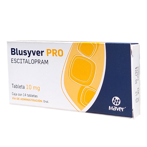 BLUSYVER PRO 10 MG C 14 Escitalopram – Farmacias Popular El Molinito