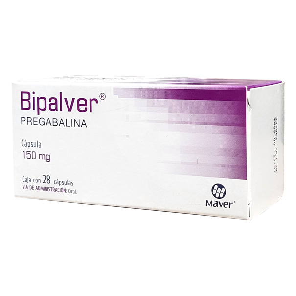 PREGABALINA BIPALVER C 28 CAPS 150 MG – Farmacias Popular El Molinito