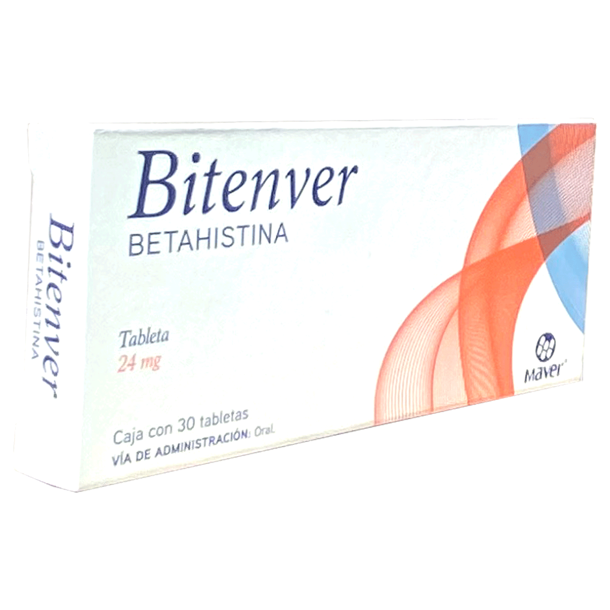 BITENVER 24MG C 30TABS betahistina – Farmacias Popular El Molinito