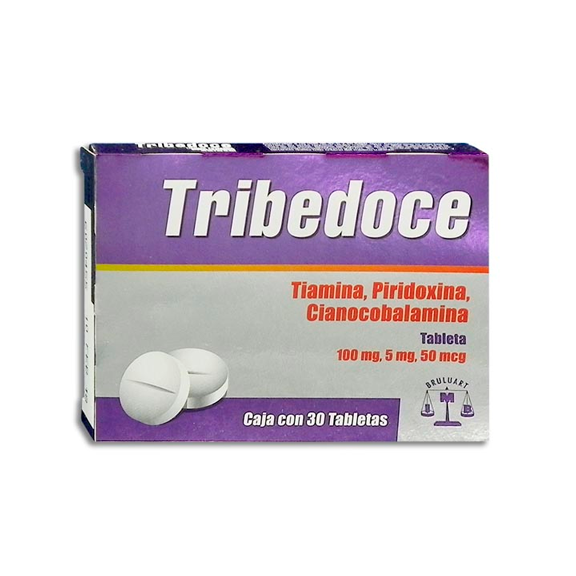 VITAMINA COMPLEJO B12 TRIBEDOCE 100 5MG 50MCG TAB – Farmacias Popular ...
