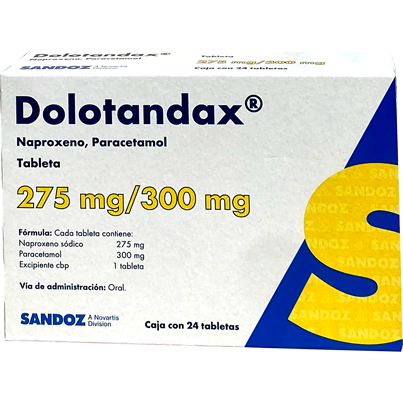 DOLO TANDAX 275 300 MG GRAG24 – Farmacias Popular El Molinito