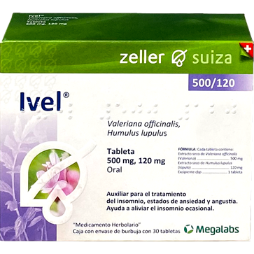 IVEL 500 120 MG TAB 30 – Farmacias Popular El Molinito