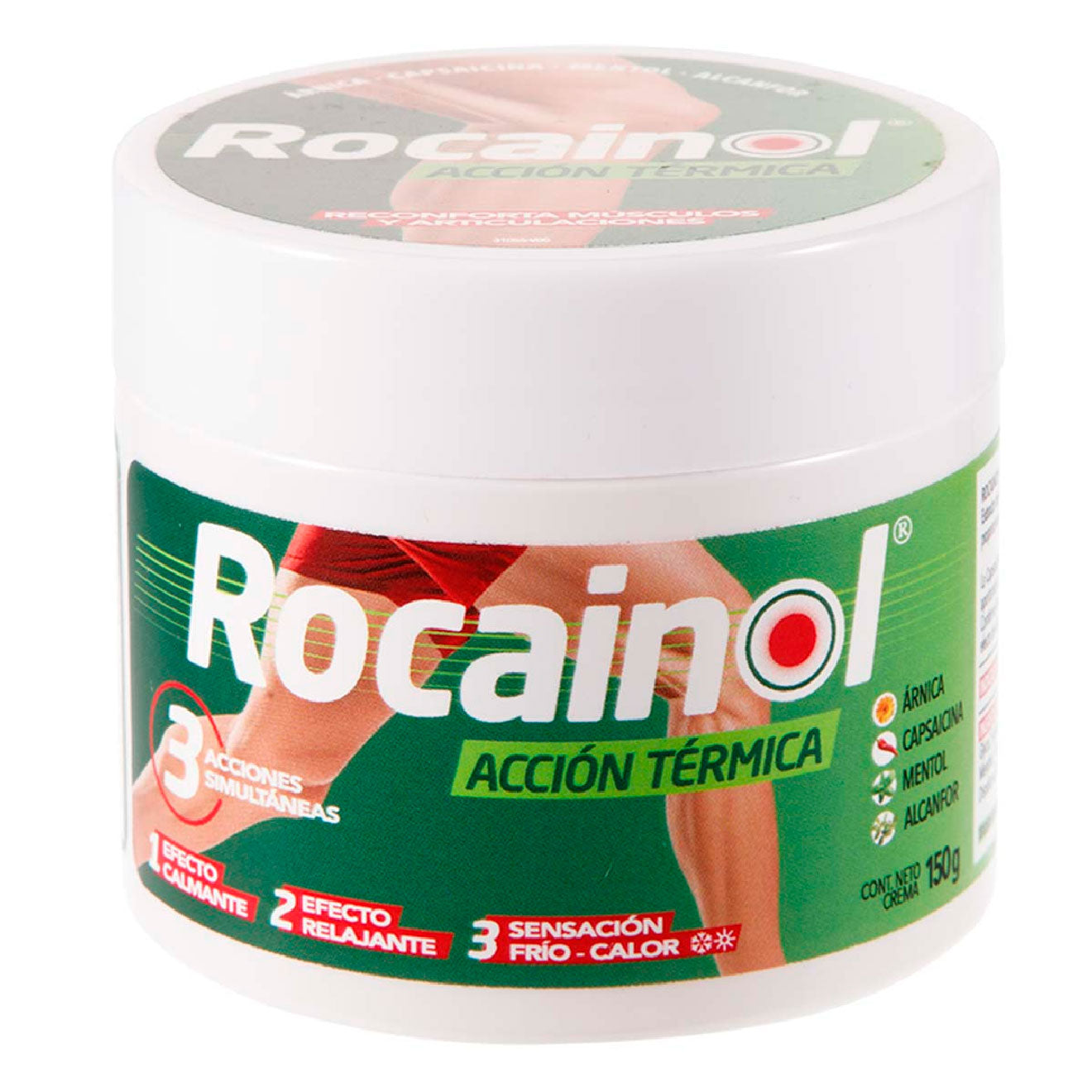 ROCAINOL CREMA ACCION TERMICA 150G – Farmacias Popular El Molinito