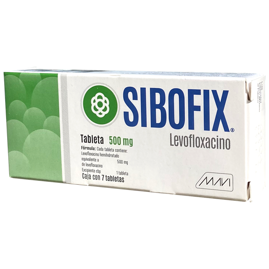 SIBOFIX 500MG C 7 TAB Levofloxacina – Farmacias Popular El Molinito