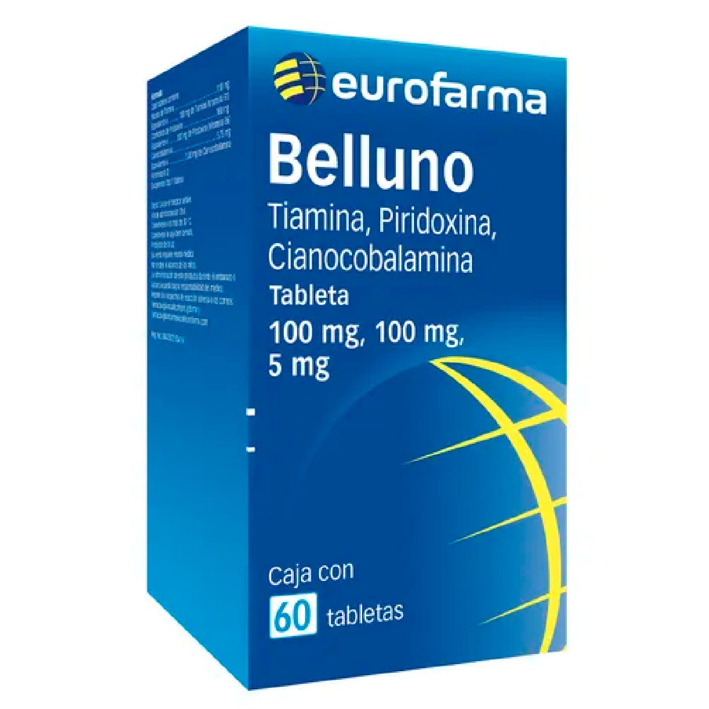 BELLUNO 100 100 5 MG 60 TAB – Farmacias Popular El Molinito